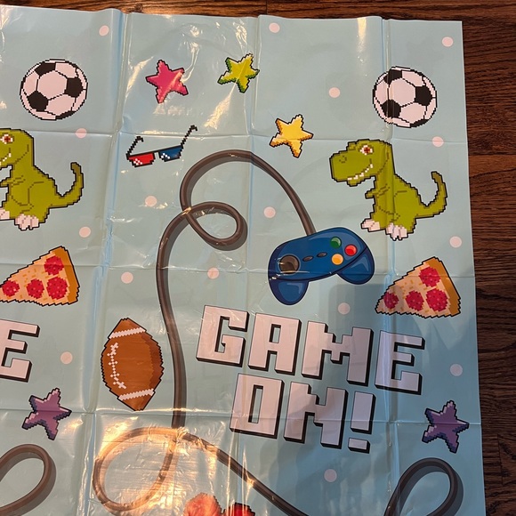 Party Supplies | 3 Pack Video Game Pixelated Table Covers 54x18 Inchs ...